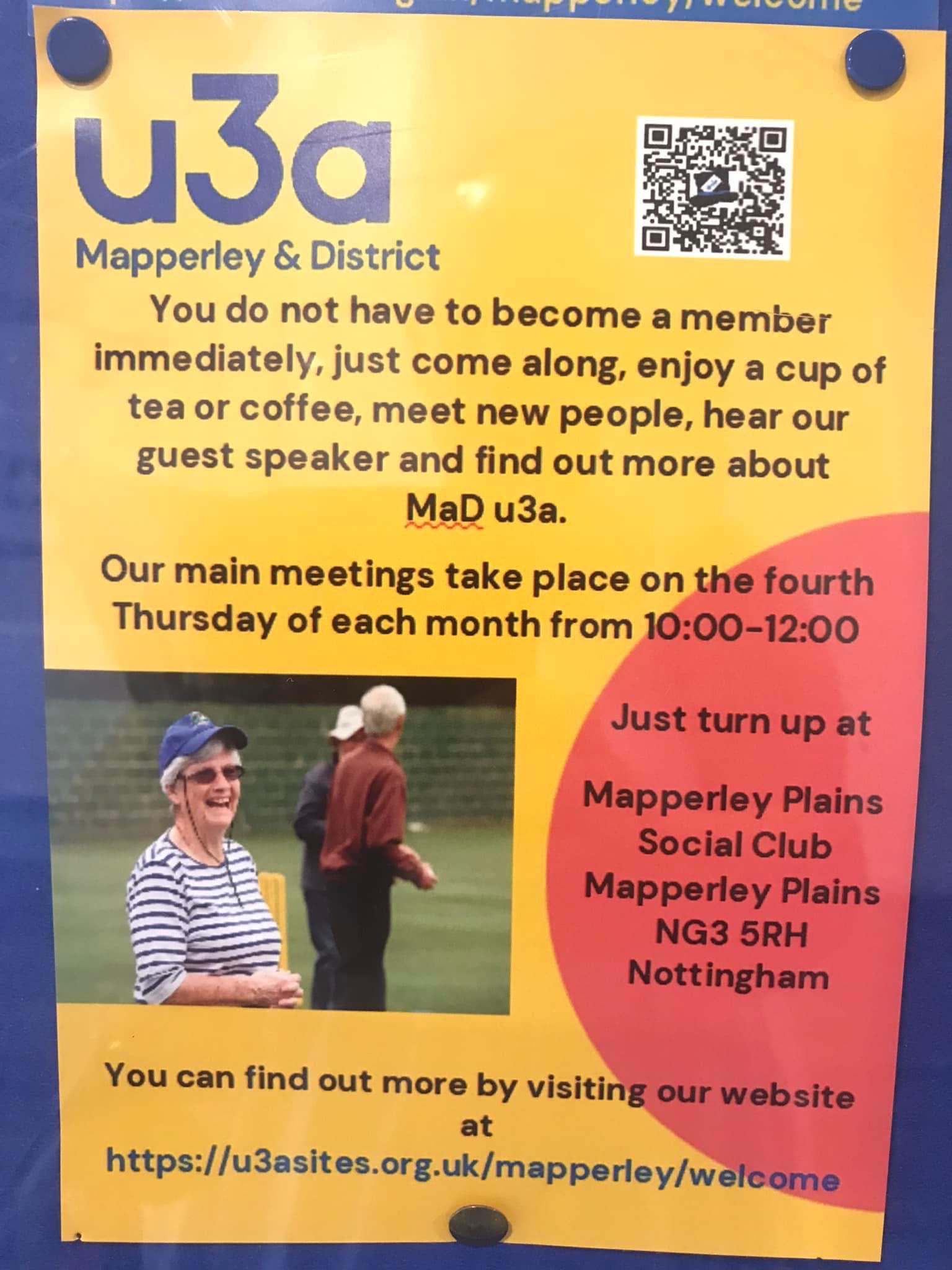 Weekly Events – Mapperley Plains Recreation & Social Club